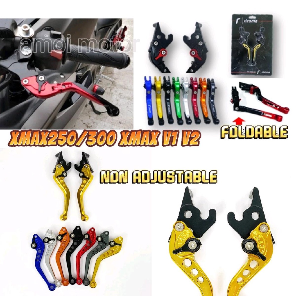 XMAX250 300 XMAX V1 V2 LEVER SET BRAKE CLUTCH LEVER BREK TANGAN NON ...
