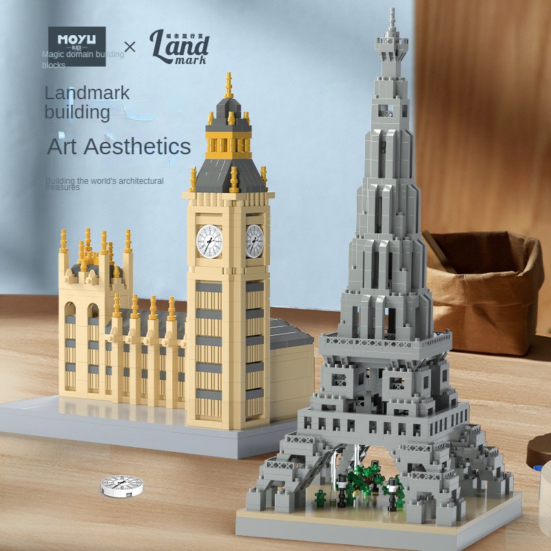 Mini Blocks World Architecture Adult Assembling Building Bricks Toys ...