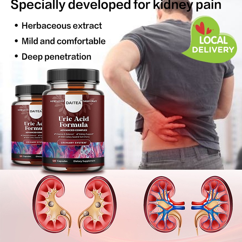 Herbal Uric Acid Cleanse and Detox - Essential Daily Kidney Cleanse and ...