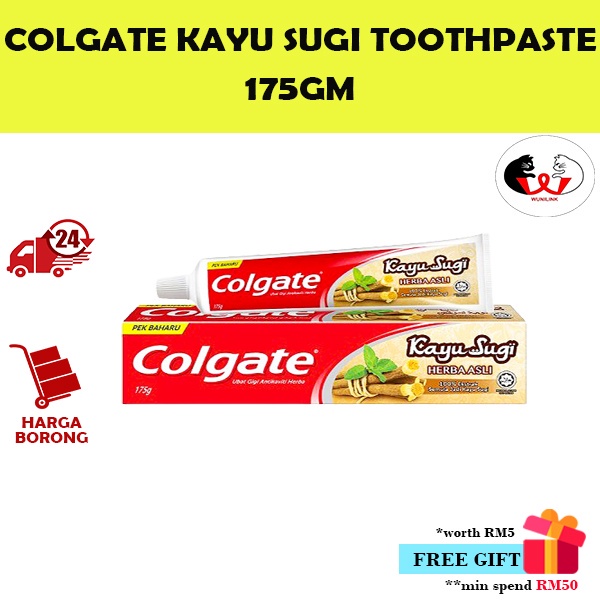 Colgate Kayu Sugi Herba Asli Toothpaste 175g | Colgate Kayu Sugi ...
