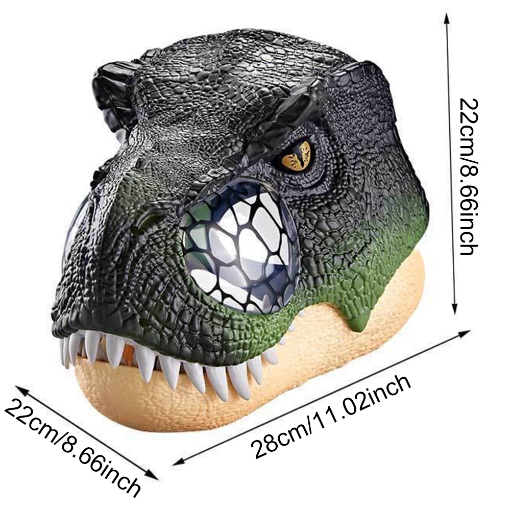lotsofgoods Halloween Dinosaur Mask Adjustable Headband Party Cosplay ...