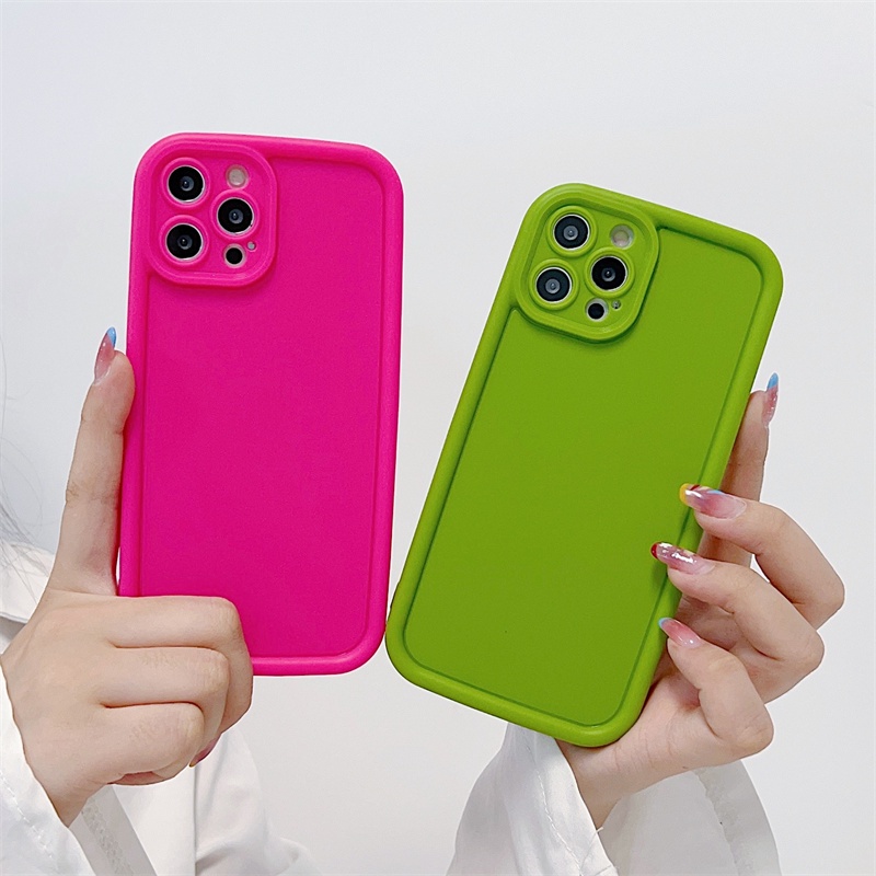 Luxury Cute Candy Color Matte Silicone Case For iPhone 13 12 Pro Max ...