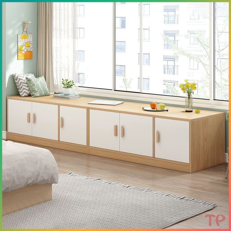 Window cabinet balcony storage cabinet can be located on the ground ...