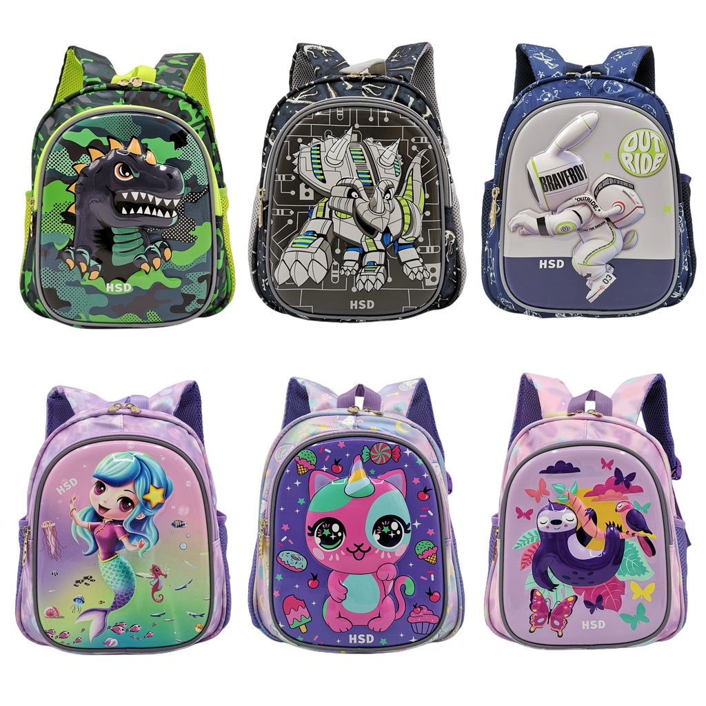 NEW Smiggle Cartoon Backpack Kindergarten Primary School Backpack ...