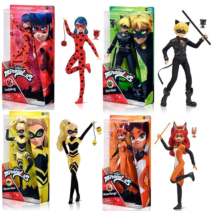 Miraculous Anime Figure Tales Of Ladybug Cat Noir Action Figure Toys ...