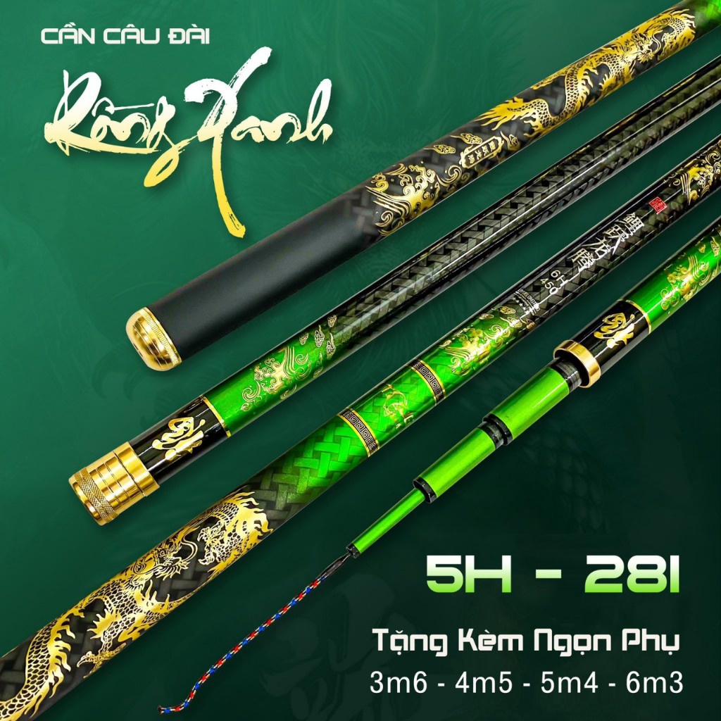 [Free Tip] 5H Blue Dragon Hand Fishing Rod Free Cloth Bag 28i force ...