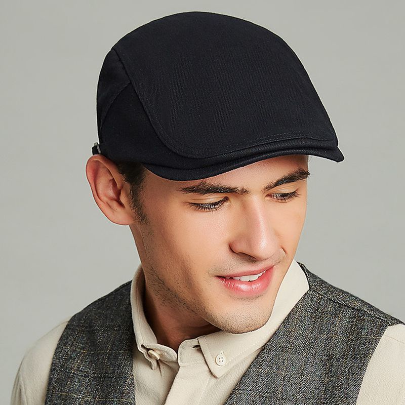 Men British Ivy Cap Fashion Big Head Men Spring and Summer Leisure ...
