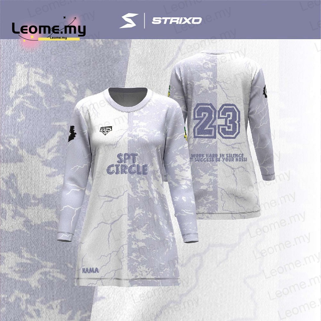 Circle At Culture Purple Select Jersey Muslimah/retro Collar Custom ...