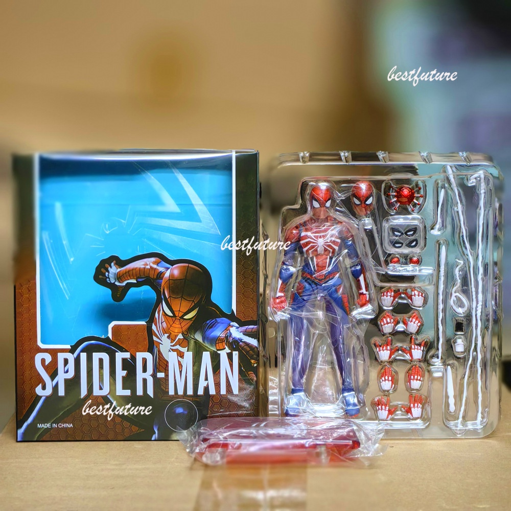 SpiderMan Far From Home SHF PS4 Spiderman Action Figure Articulado ...
