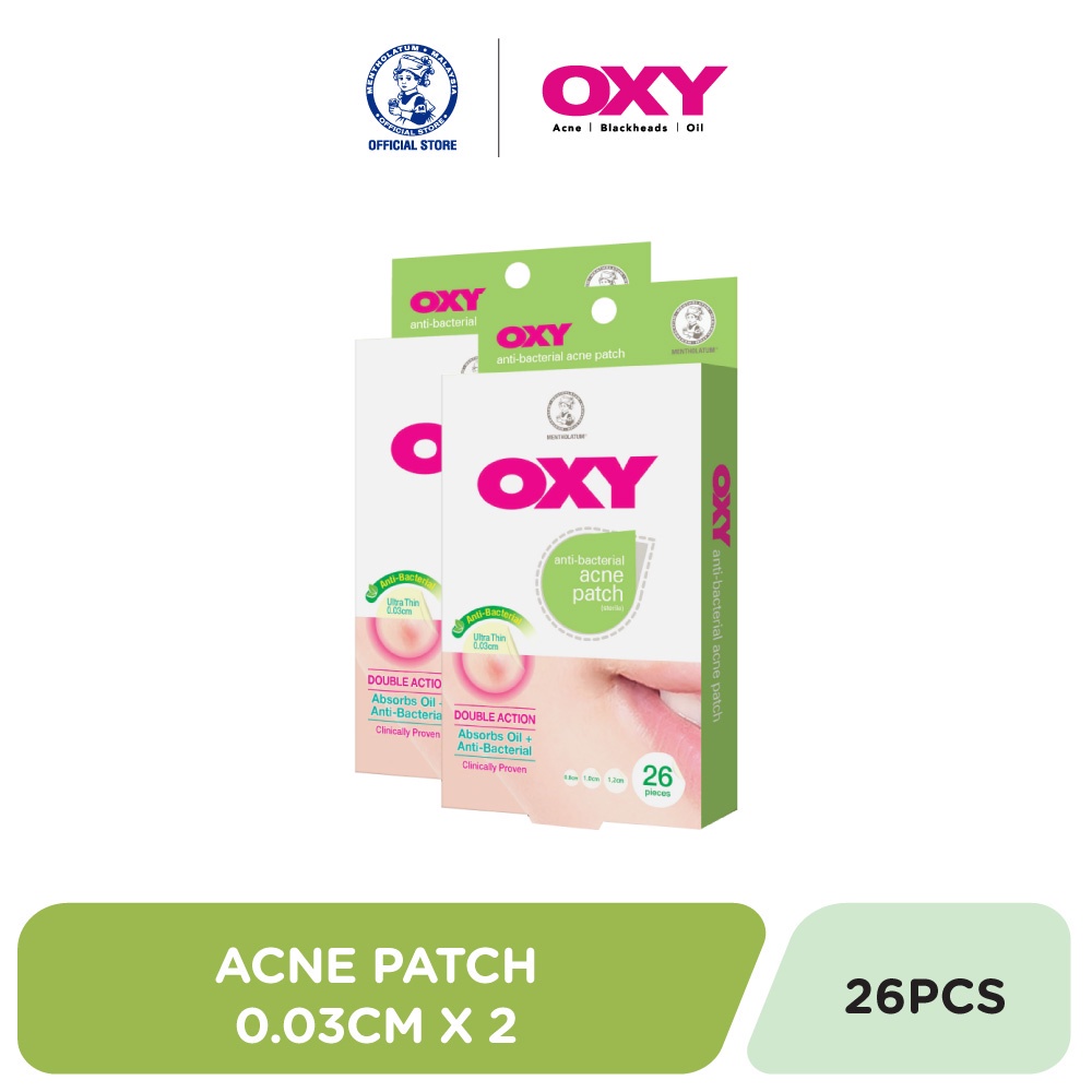 Oxy Anti-Bacterial Night Acne Patch (0.03cm) 26's [Twin Pack/ Fight ...