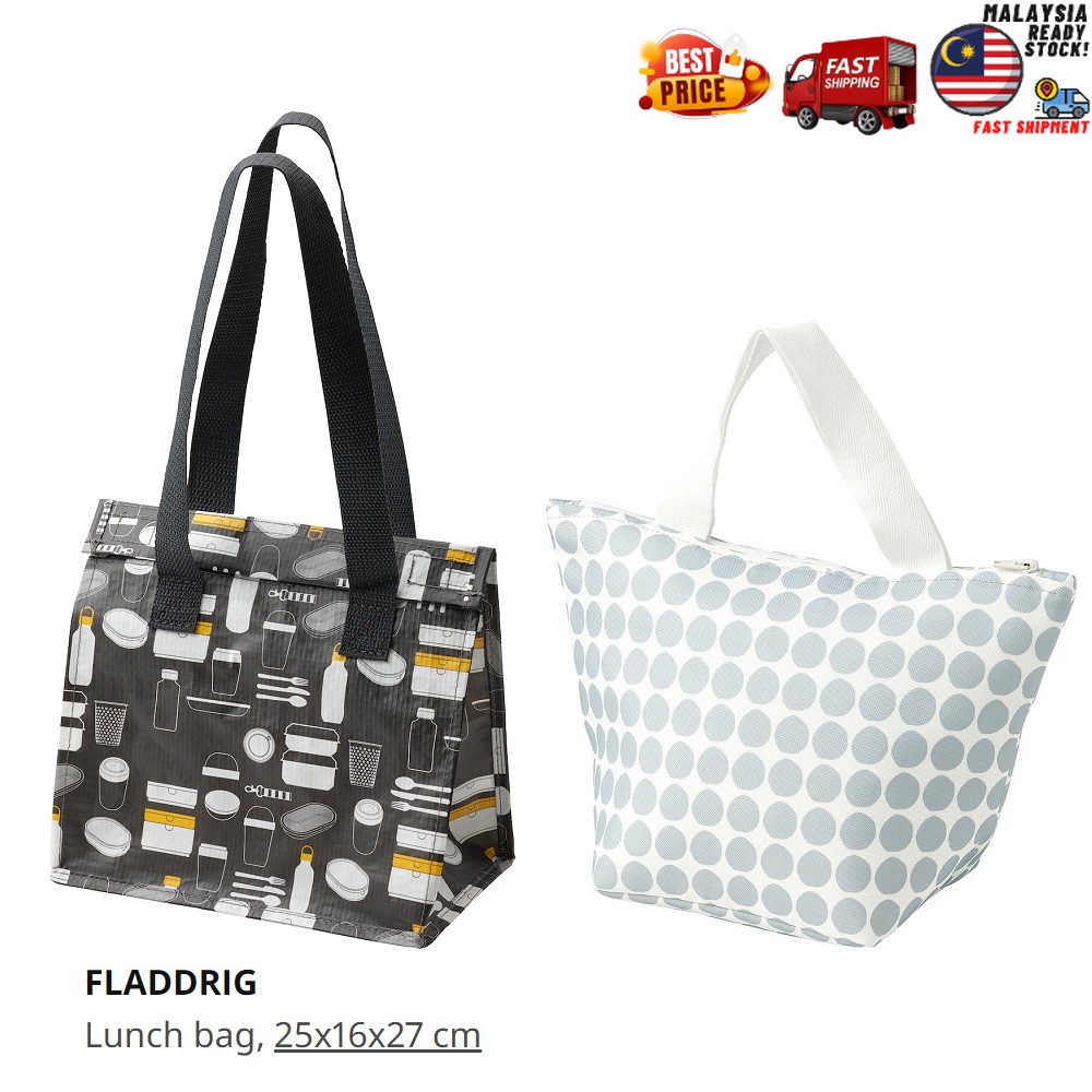 MINIKEA [25x16x27cm][20x15x15cm] Lunch Bag . Travel Snack Bag . Indoor ...