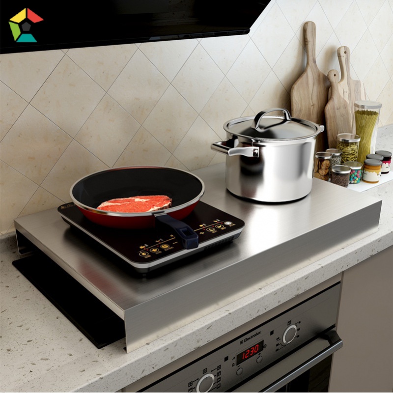 Customize 304 Stainless Steel Kitchen Rack Induction Cooker & Gas Stove ...