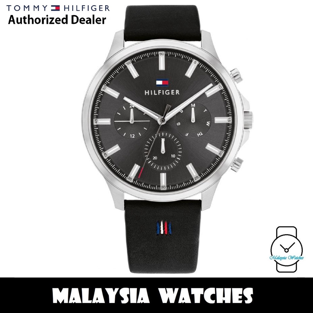 (100% Original) Tommy Hilfiger 1710495 Ryder Quartz Grey-Tone Dial ...