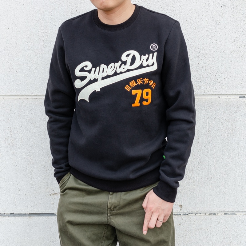 Superdry Superdry Men's Casual Round Neck Sweatshirt Printed Letter ...