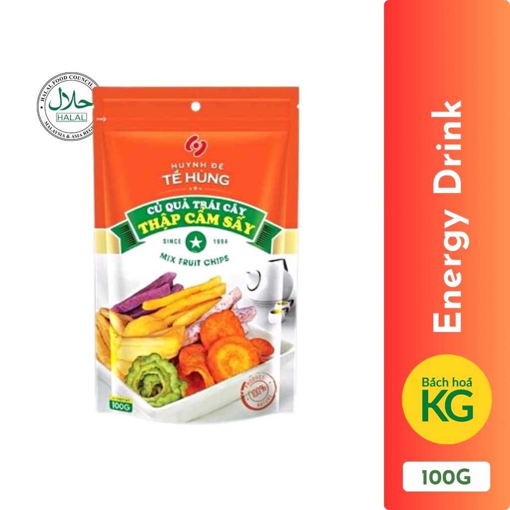 Te Hung Mix Fruit Chips 100g - Kerepek Sayur Kering Dry Vegetable Snack ...