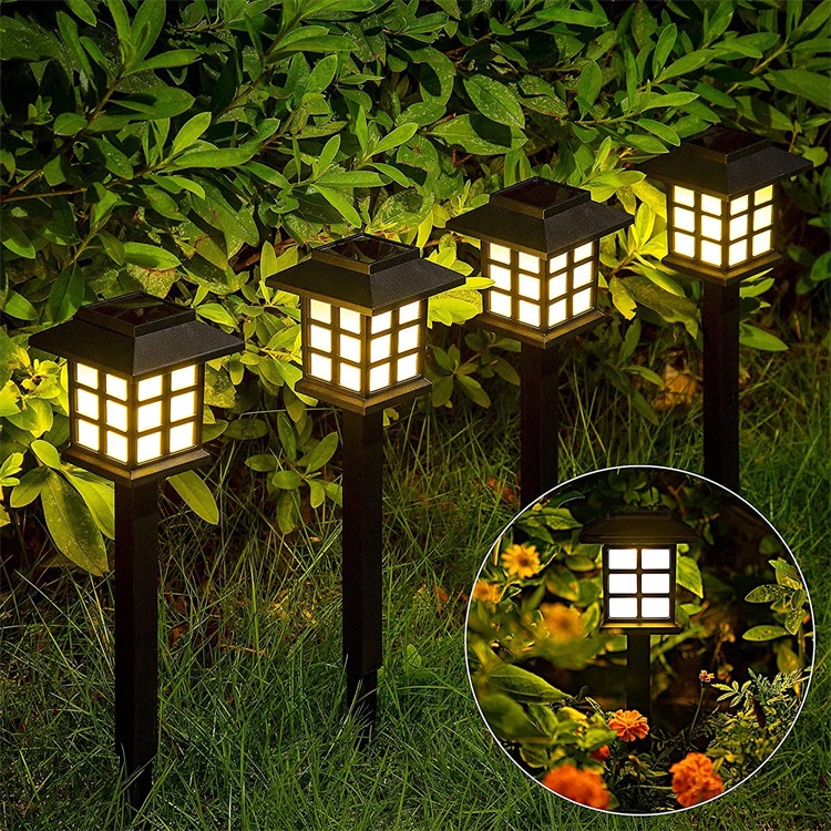 2pcs Outdoor Lampu Raya LED Lampu Halaman Solar Power Light Waterproof ...