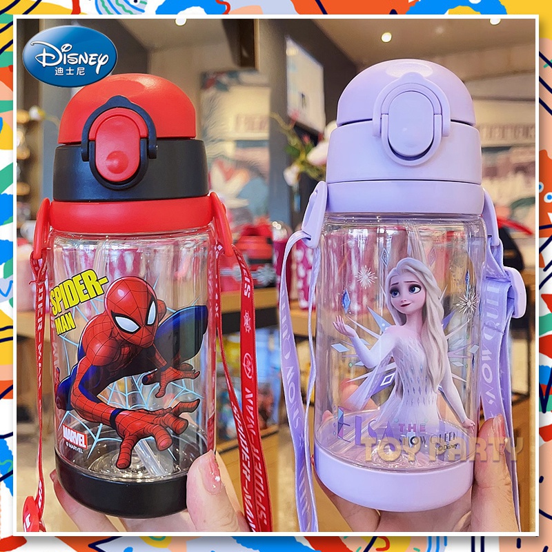 【⭐24H⭐Kids Bottle】Kids Water Bottle Dual Cap Frozen 2in1 Straw+Direct Drink Interchangeable BPA ...