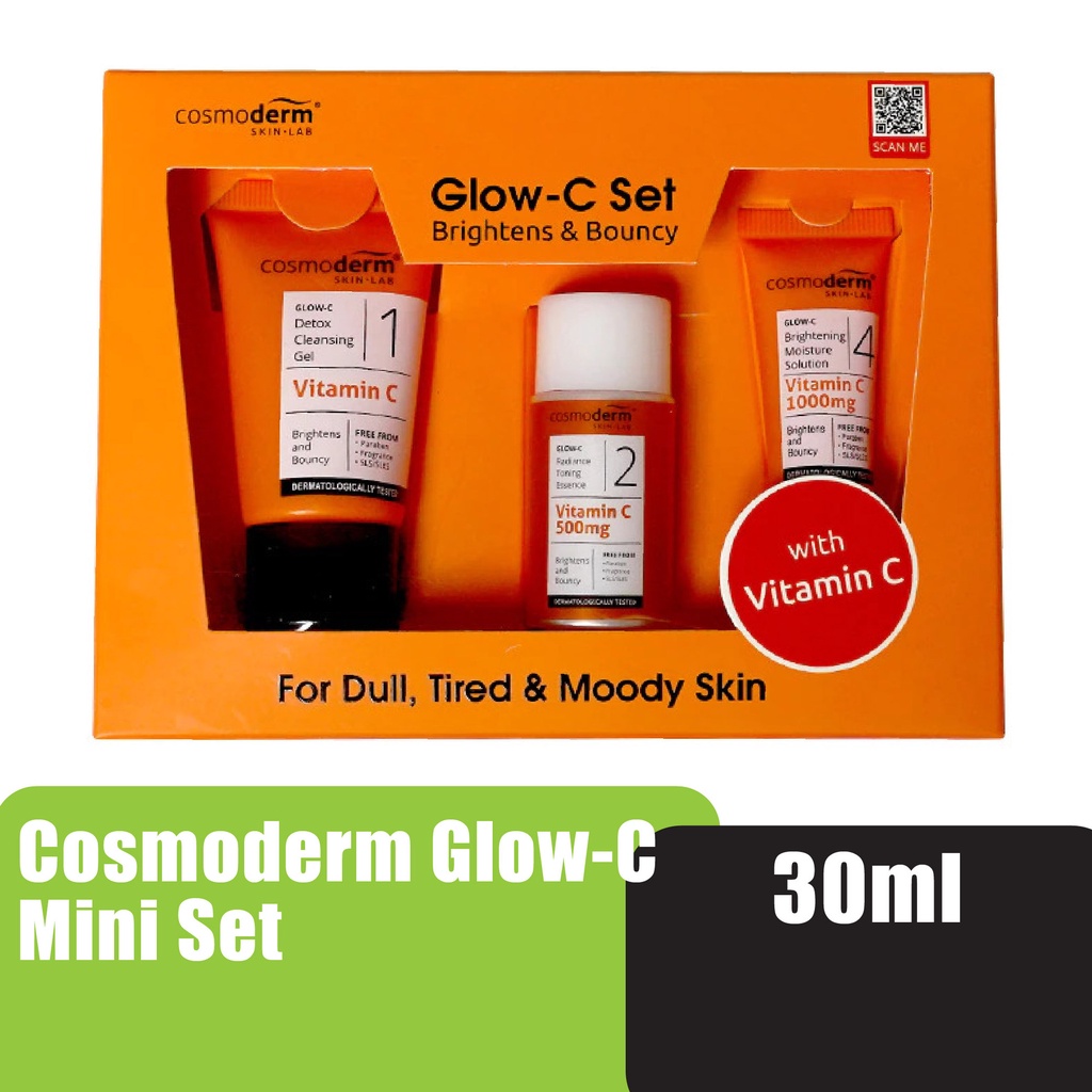 Cosmoderm Glow-C Mini Set (Vitamin C) | Shopee Malaysia