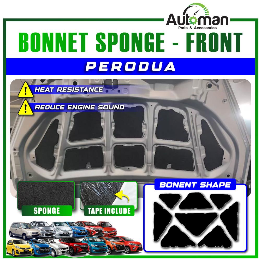 Bonnet Sound Proof Heat Resistance Hood Sound Proof Perodua Aruz Alza ...