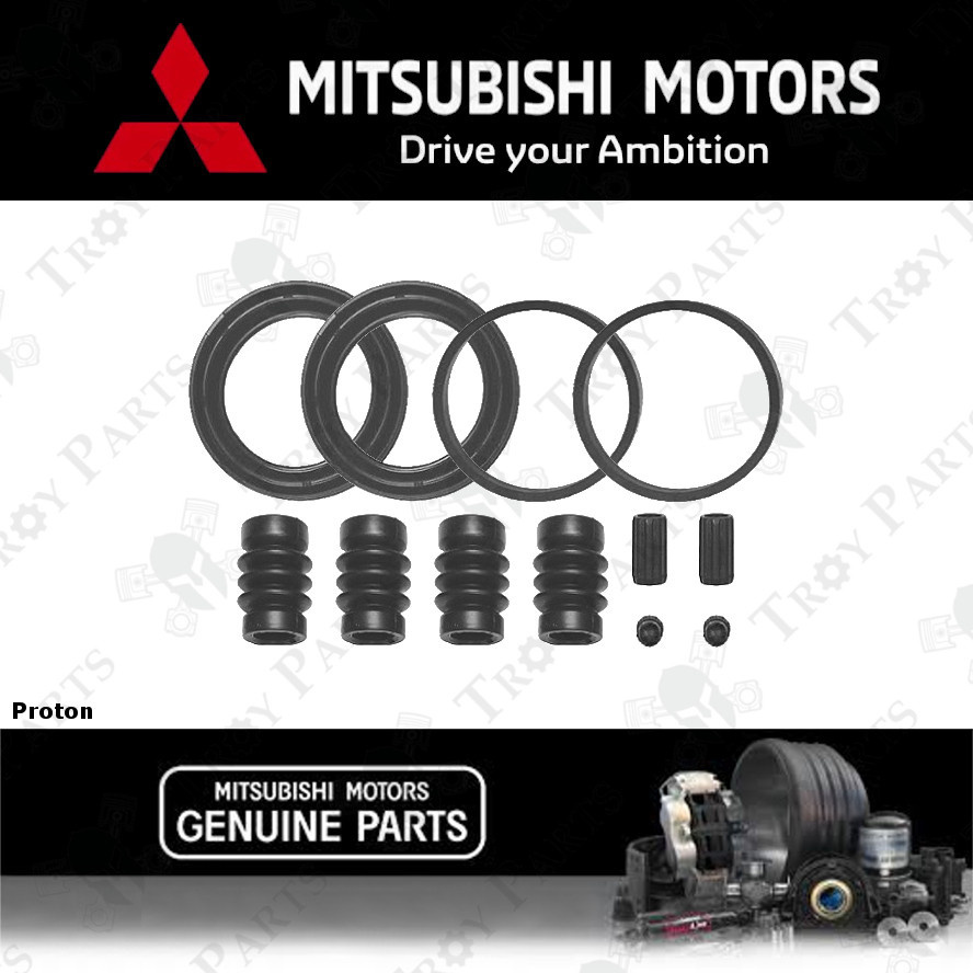 Mitsubishi Front Disc Brake Caliper Repair Kit Full Set Proton Exora ...
