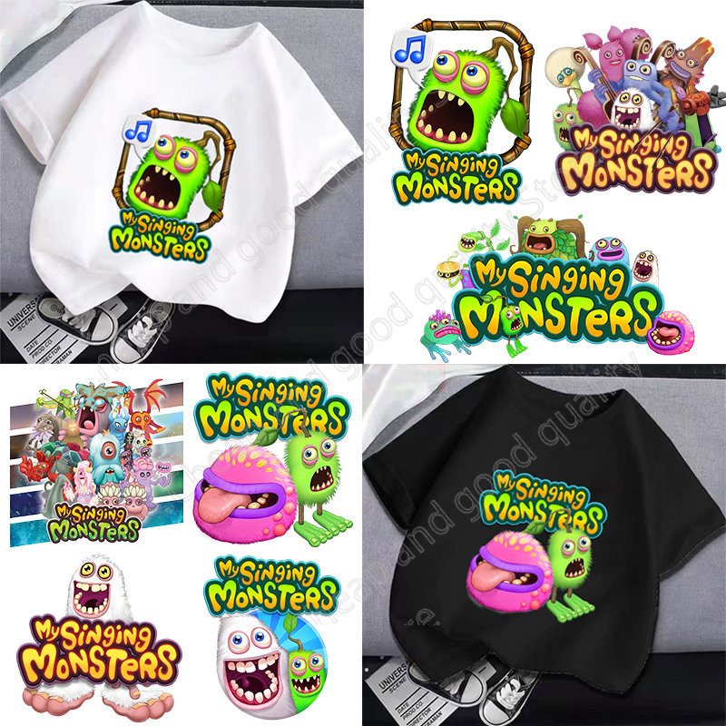 Kawaii My Singing Monster Patches Cartoon Cute DIY Apparel Cloth Heat ...