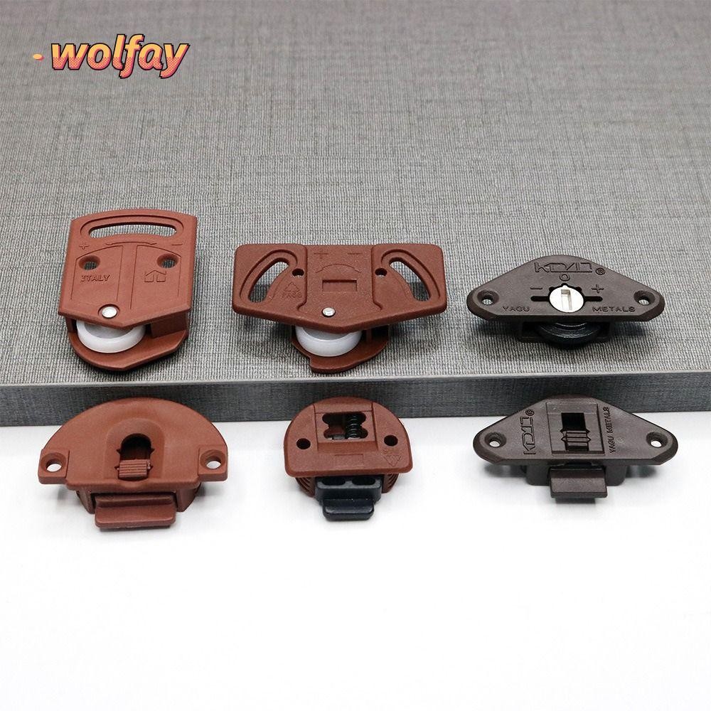 WOLFAY 1Pair Window Door Roller, Gear Circuit Board Cabinet Wardrobe ...
