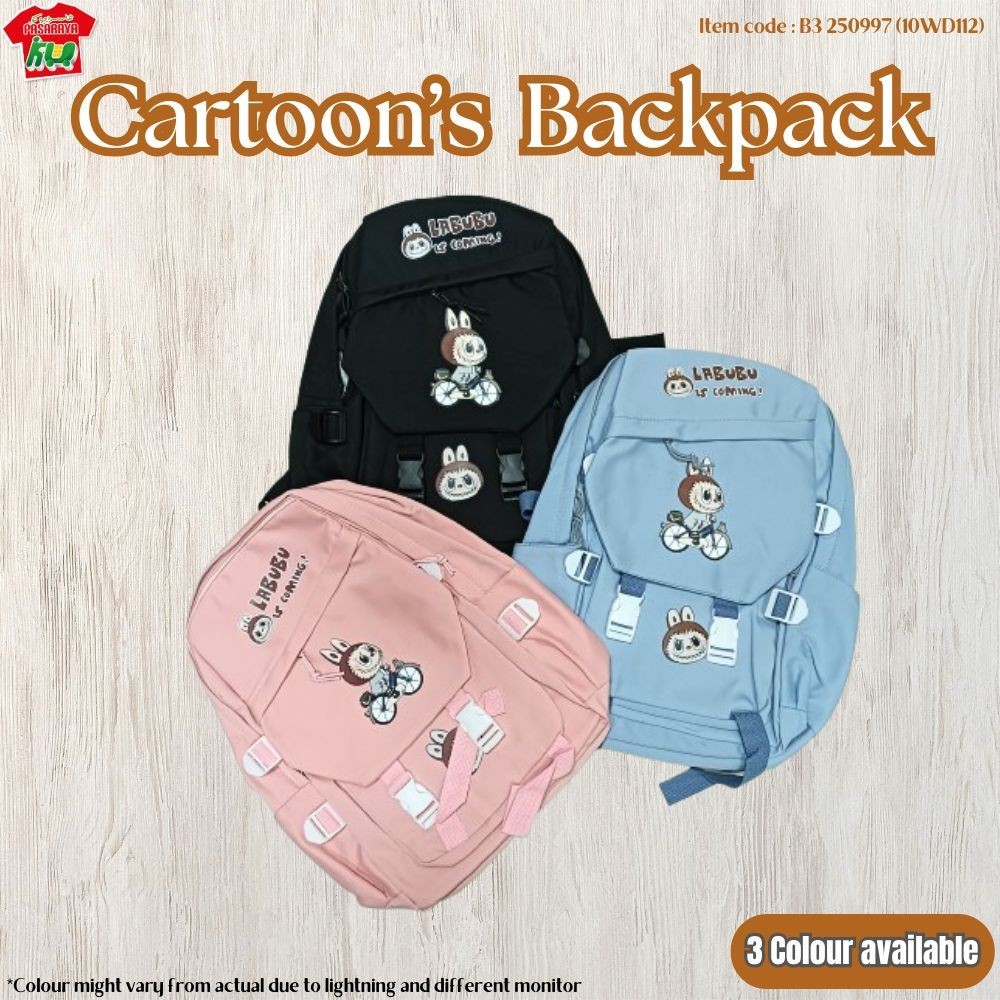 LABUBU BACKPACK | CARTOON BACKPACK | CHILDREN BACKPACK | BEG SEKOLAH ...