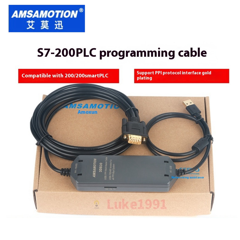 Amsamotion is suitable for Siemens S7-200PLC programming cable USB-PPI ... Amsamotion is suitable for Siemens S7-200PLC programming cable USB-PPI ...