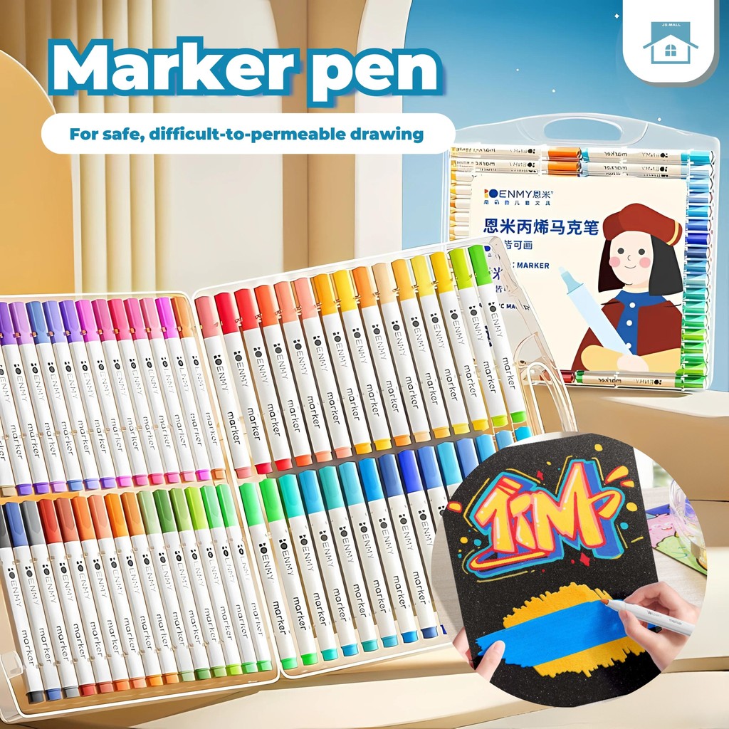 Art Arcylic Markerpen Student Painting Pen Permanent Art Marker Maker ...