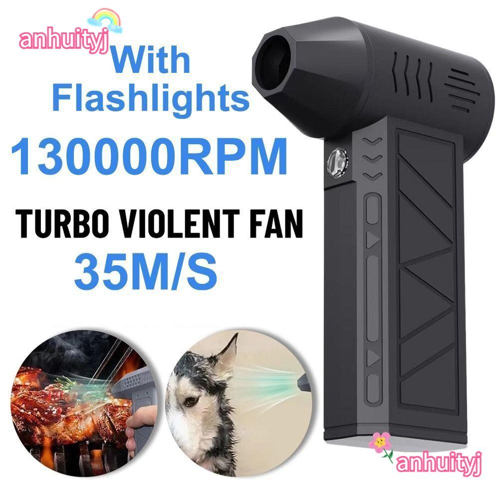 LANJ 130000RPM Turbofan, Powerful With Flashlights High Power Jet Fan ...