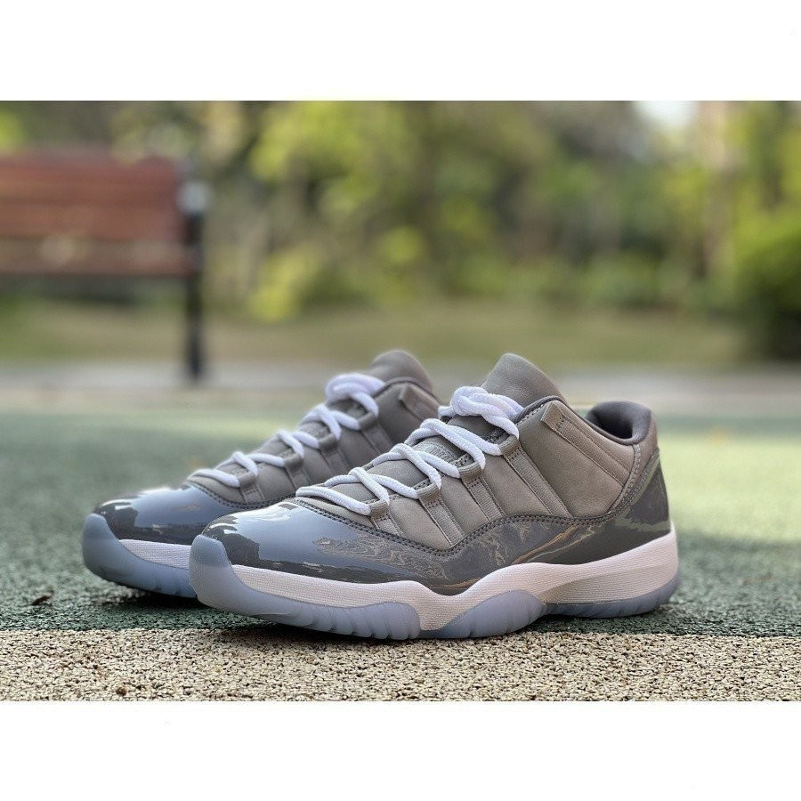 2024 Stok sedia Air Jordan 11 Retro Low Cool Grey AJ11 Sneakers 528895 ...