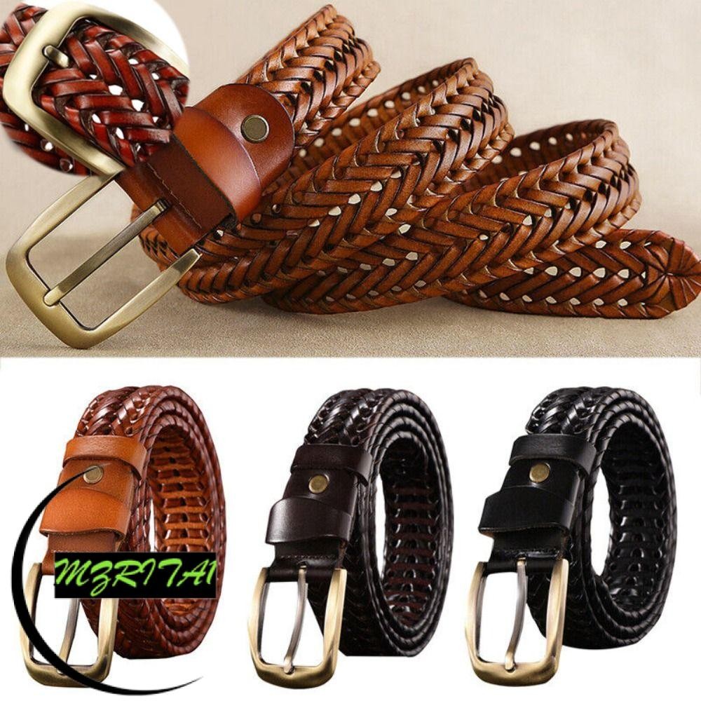 MARITA1 Vintage Belts Unisex Gold Pin Buckle Leather Waistband | Shopee ...