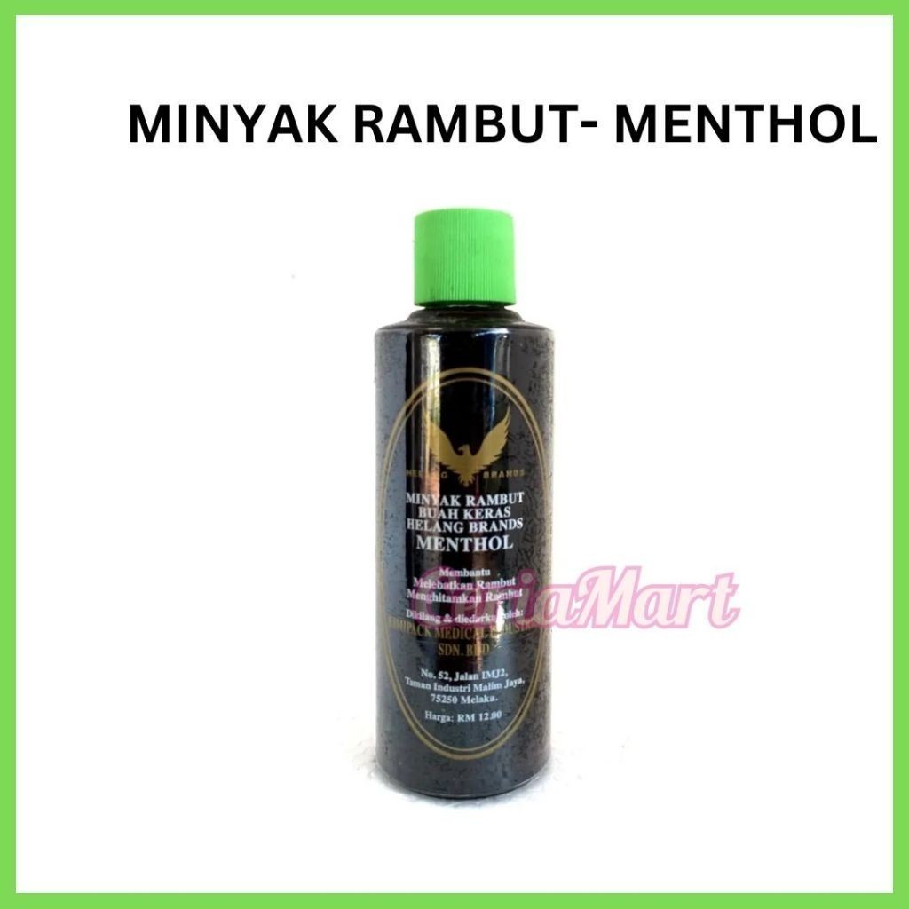 MINYAK RAMBUT BUAH KERAS MENTHOL 85ML | Shopee Malaysia
