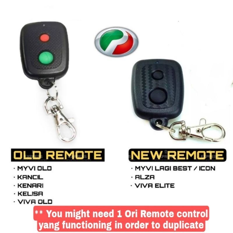Perodua DIY alarm Remote control duplicate myvi kancil kelisa kenari ...