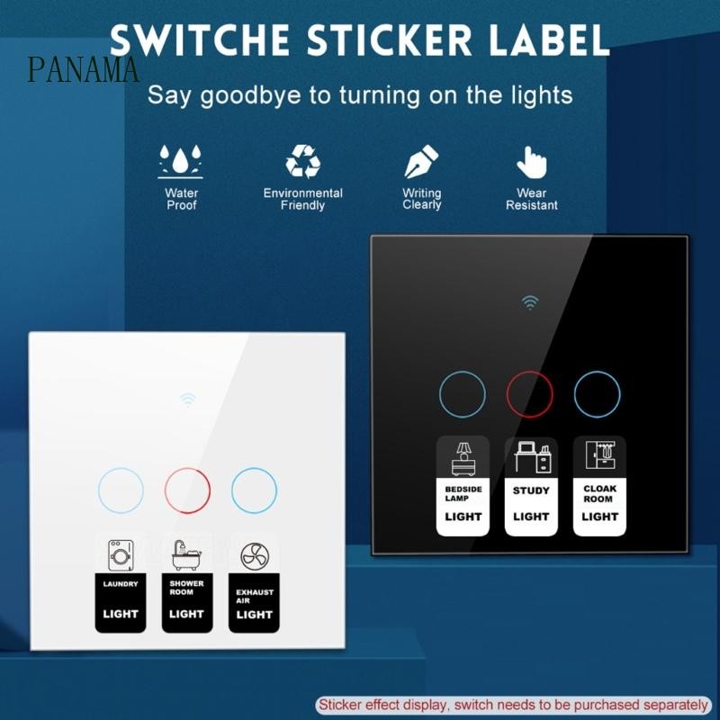 N Clear Switches Icons Labels Sticker For Kitchen Safe And Efficient ...