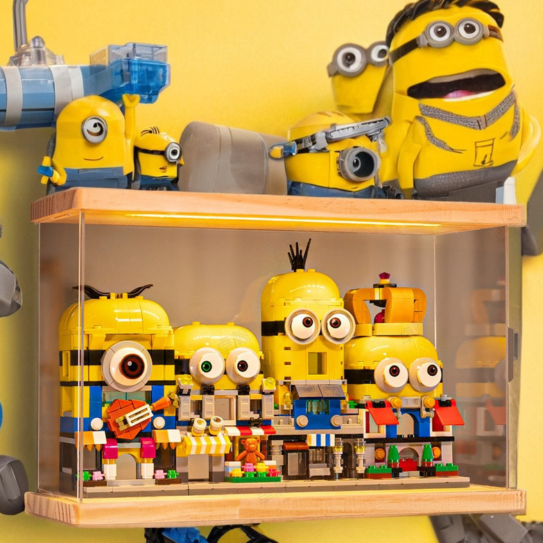 2025 New Minions Building Blocks Influencer Street View Boys Girls ...