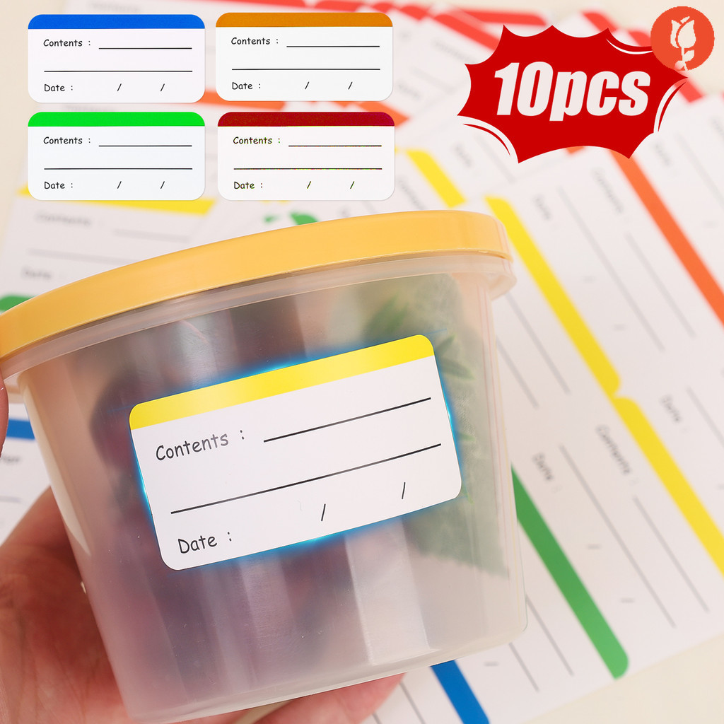 Color Refrigerator Kitchen Food Date Content Sticker - DIY Manual ...