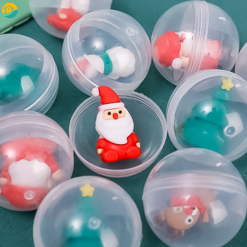 INS Popular Random Cartoon Santa Claus Elk Xmas Tree Doll Twist Egg ...