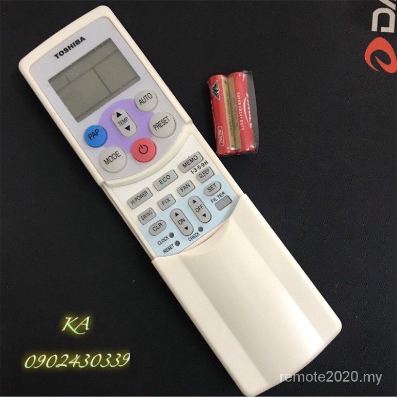 Air con remote controller Toshiba wc-h01je (6 buttons-slide)-air ...
