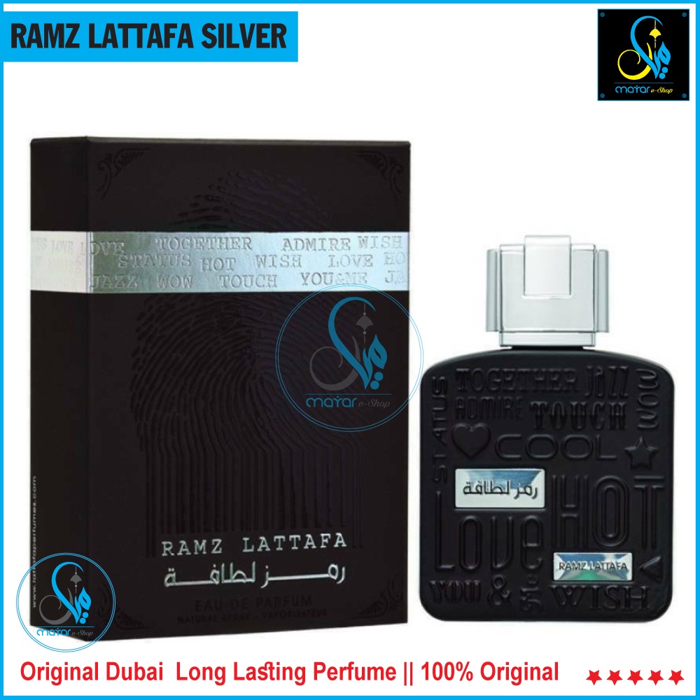 Ramz Lattafa silver perfume EDP Original from Dubai 100 ml Original ...