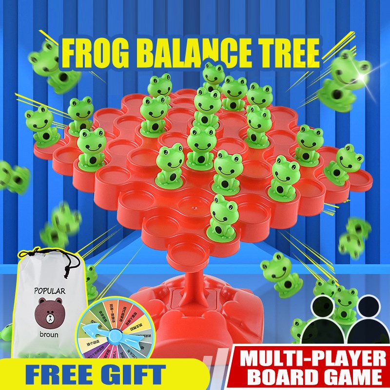 Board Game Frog Balance Tree Math Toy Kids Counting Educational Toy ...