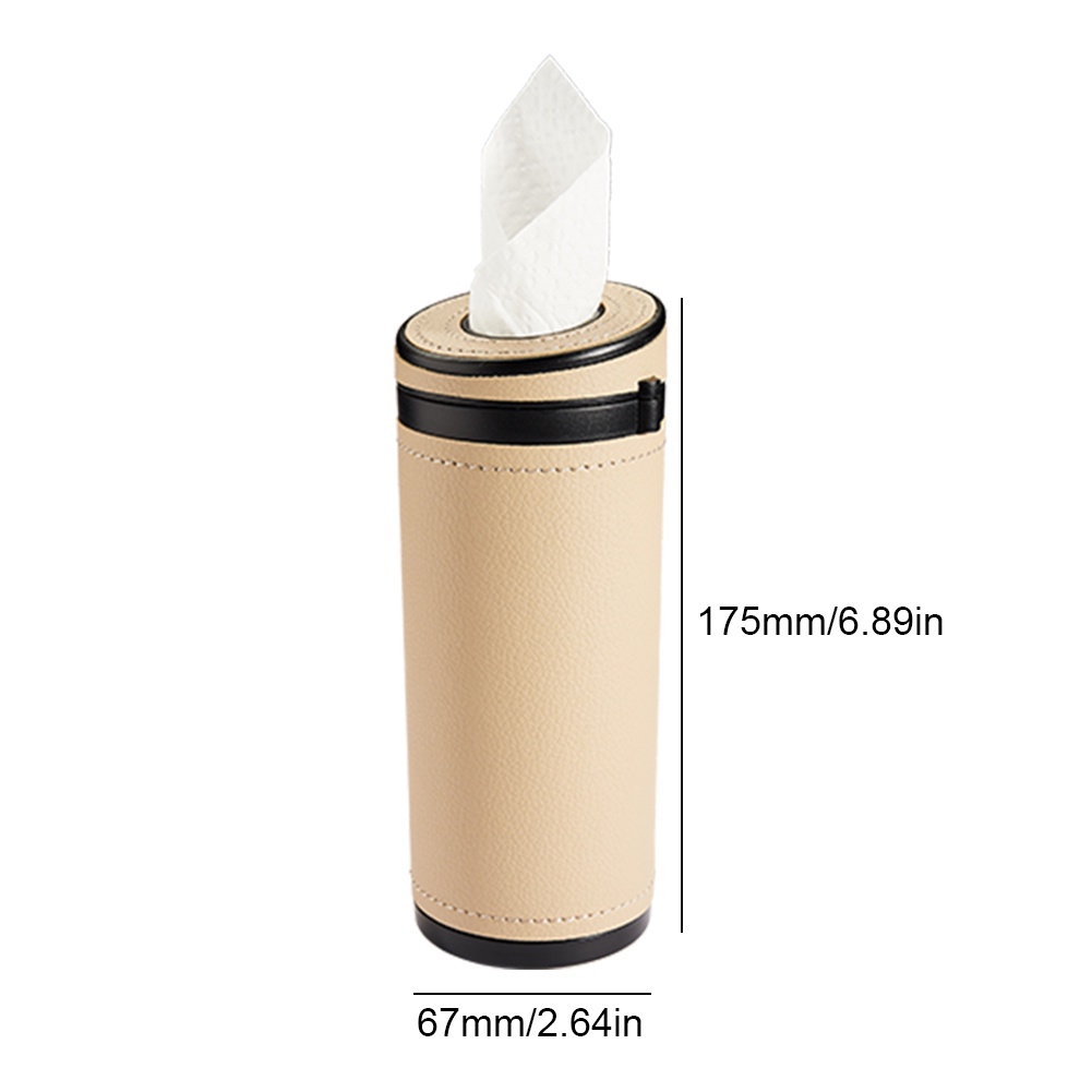 Car Round Paper Tube Scratch-Resistant Multifunctional Tissue Holder ...