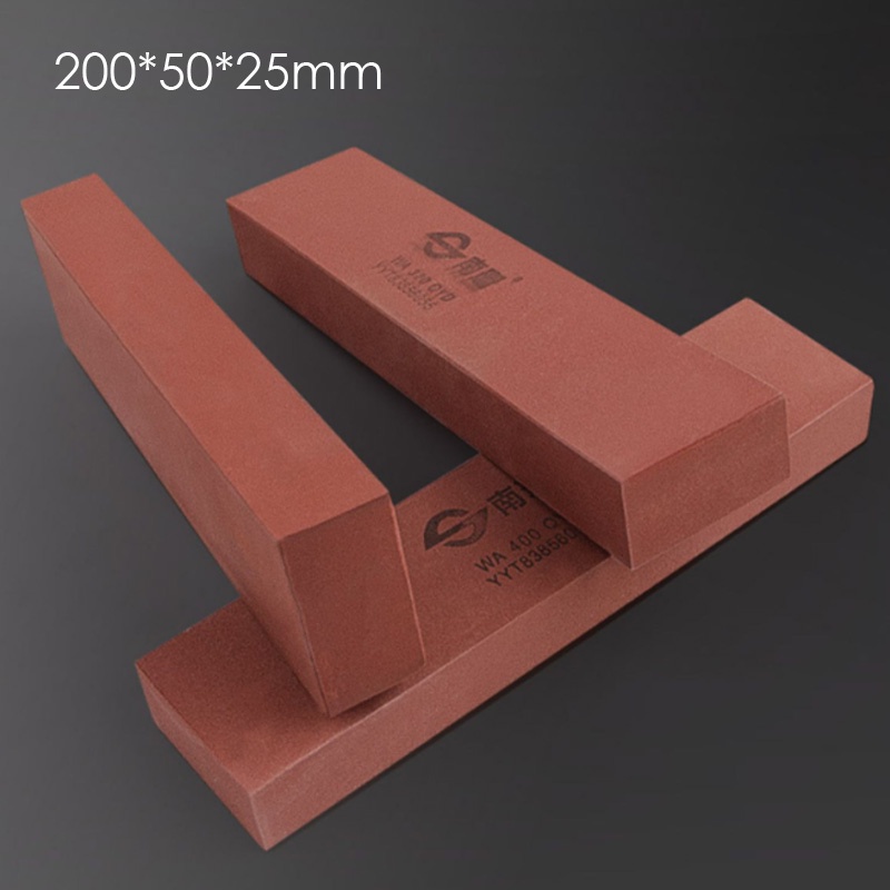 1PCS 200*50*25mm Red Corundum Whetstone Knife Sharpening Oilstone ...