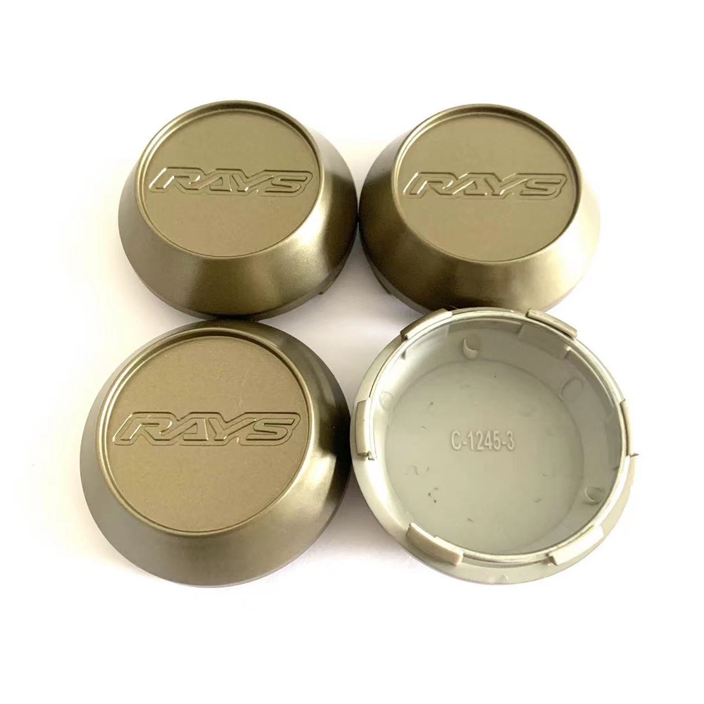 4pcs 64mm RAYS Car Wheel Center Caps Red Logo Fit for Rays Volk Racing ...