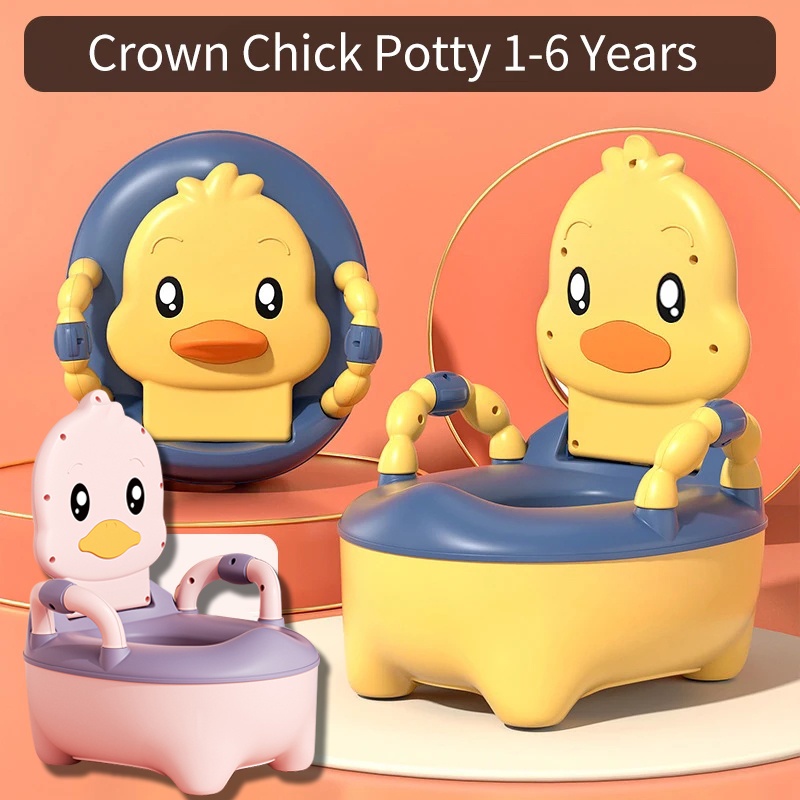 Anti-slip Cartoon Toddlers Special Potty Portable Kids Toilet Commode ...
