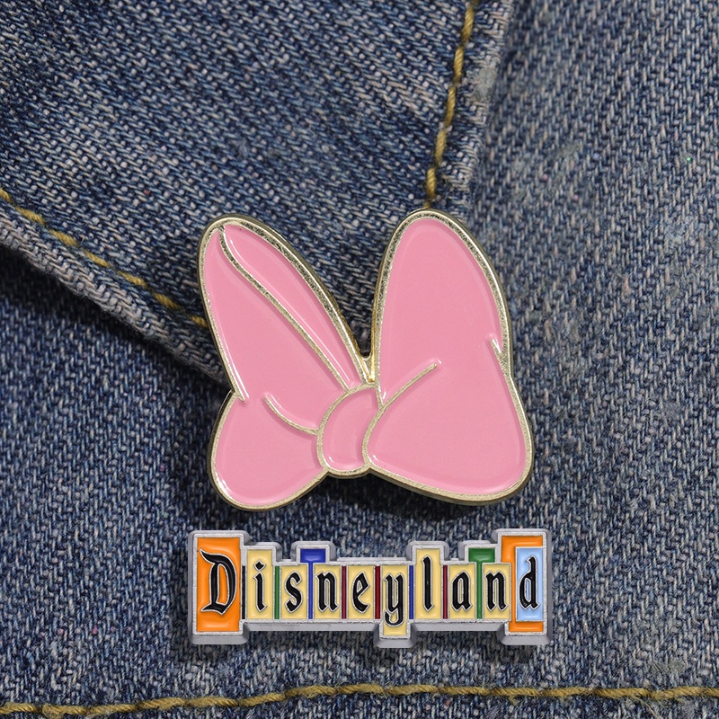 Cartoon Disney Fugitive Princess Bow Enamel Brooch Anime Nameplate ...
