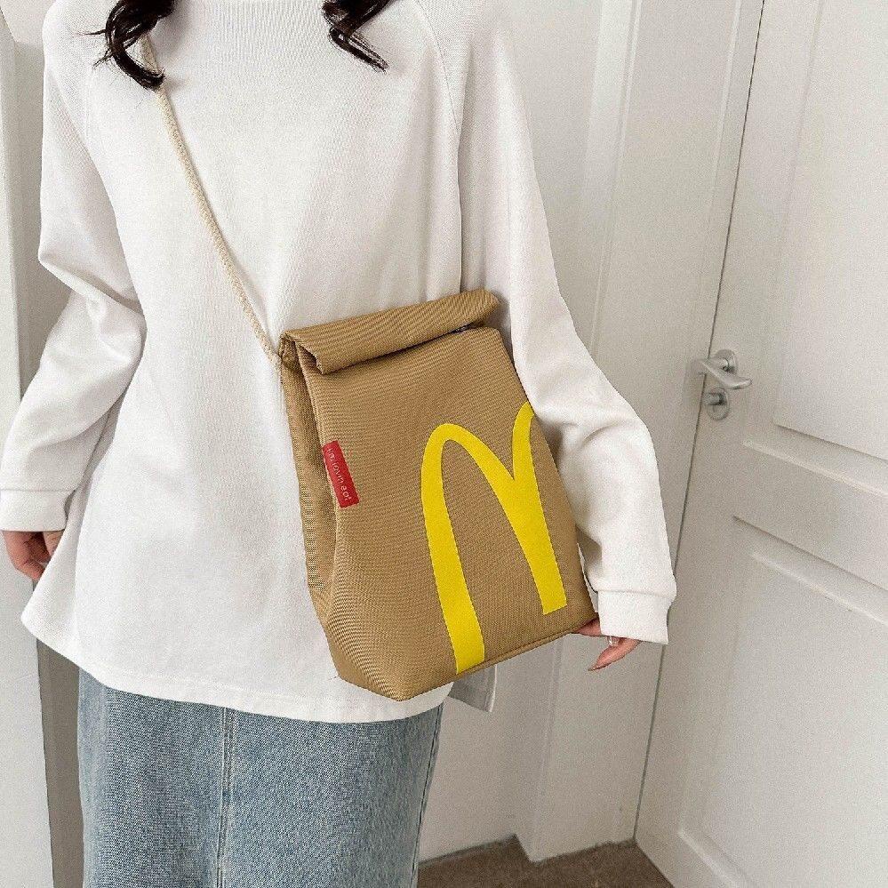 Creative McDonald's Backpack Large Capacity Backpack Crossbody Bag ...