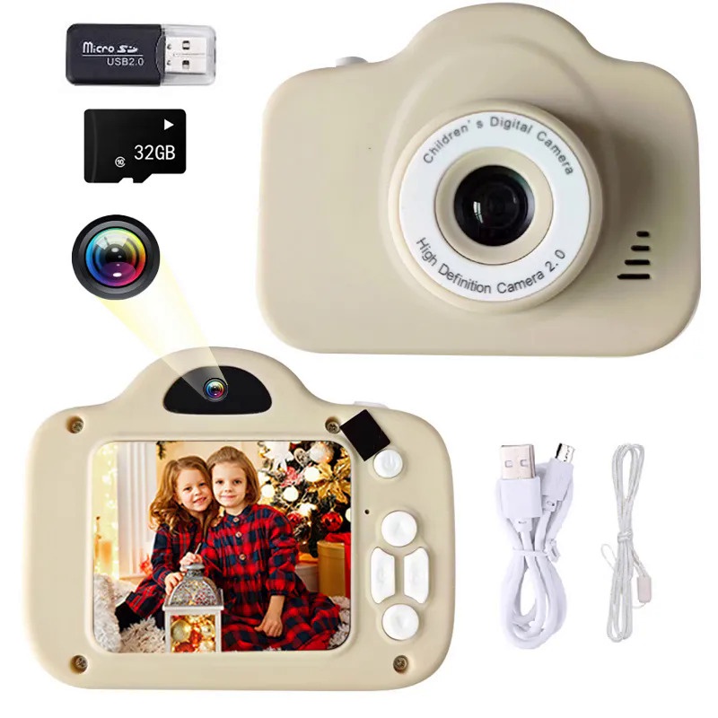 Kids Camera Digital Dual Camera HD 1080P Video Camera Toys Mini Cam ...