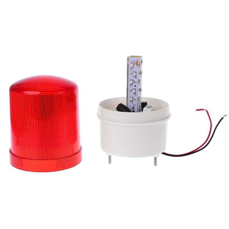 220V/12V/24V LED Alarm Light Warning Lamp Signal Buzzer Rotary Strobe ...
