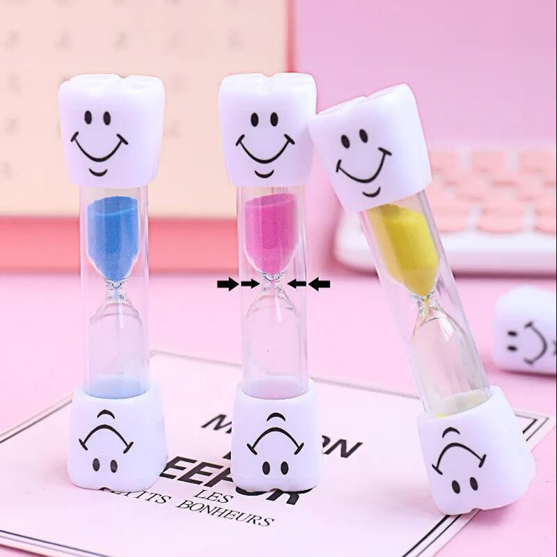 Dental Kids Gift Hourglass Toothbrush Timer 3 Minute Smiling Face For ...